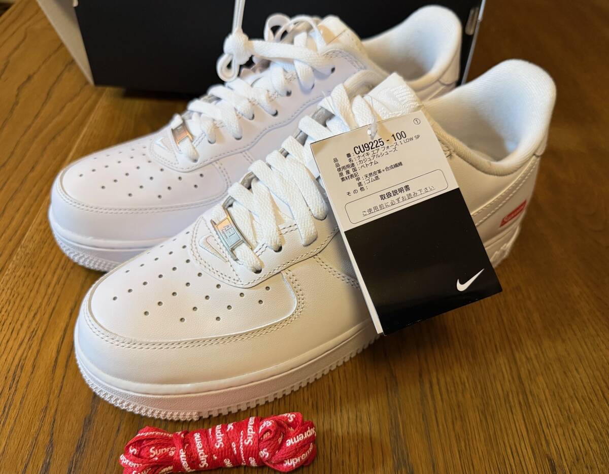 新品未使用 NIKE AIR FORCE1 LOW supreme 26.5cm us8.5 ナイキ 新品未使用 NIKE AIR FORCE1 LOW supreme 26.5cm us8.5 ナイキ