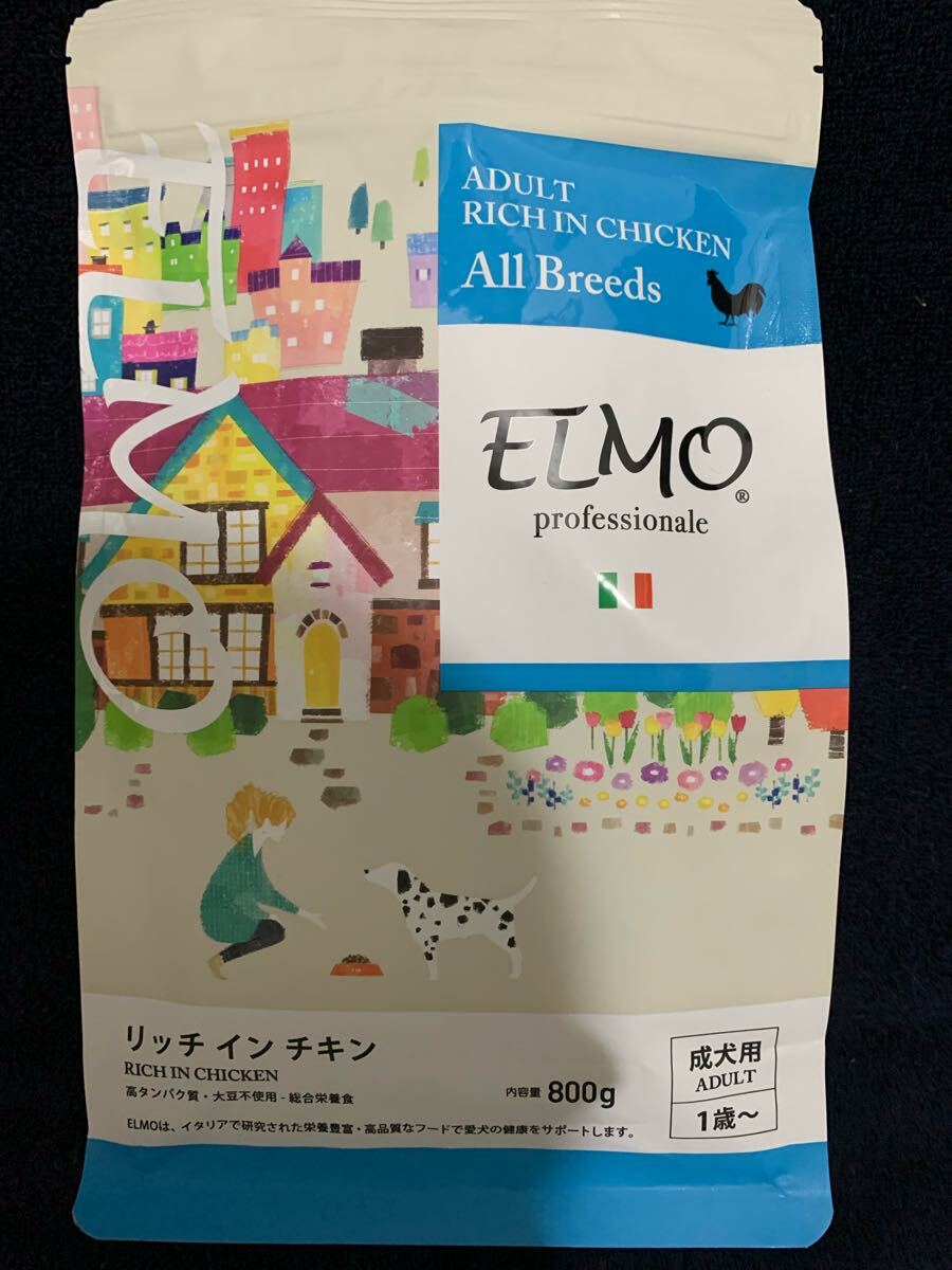 Yahoo!オークション - 送料込み ELMO リッチインチキン800g 成犬用 7袋...