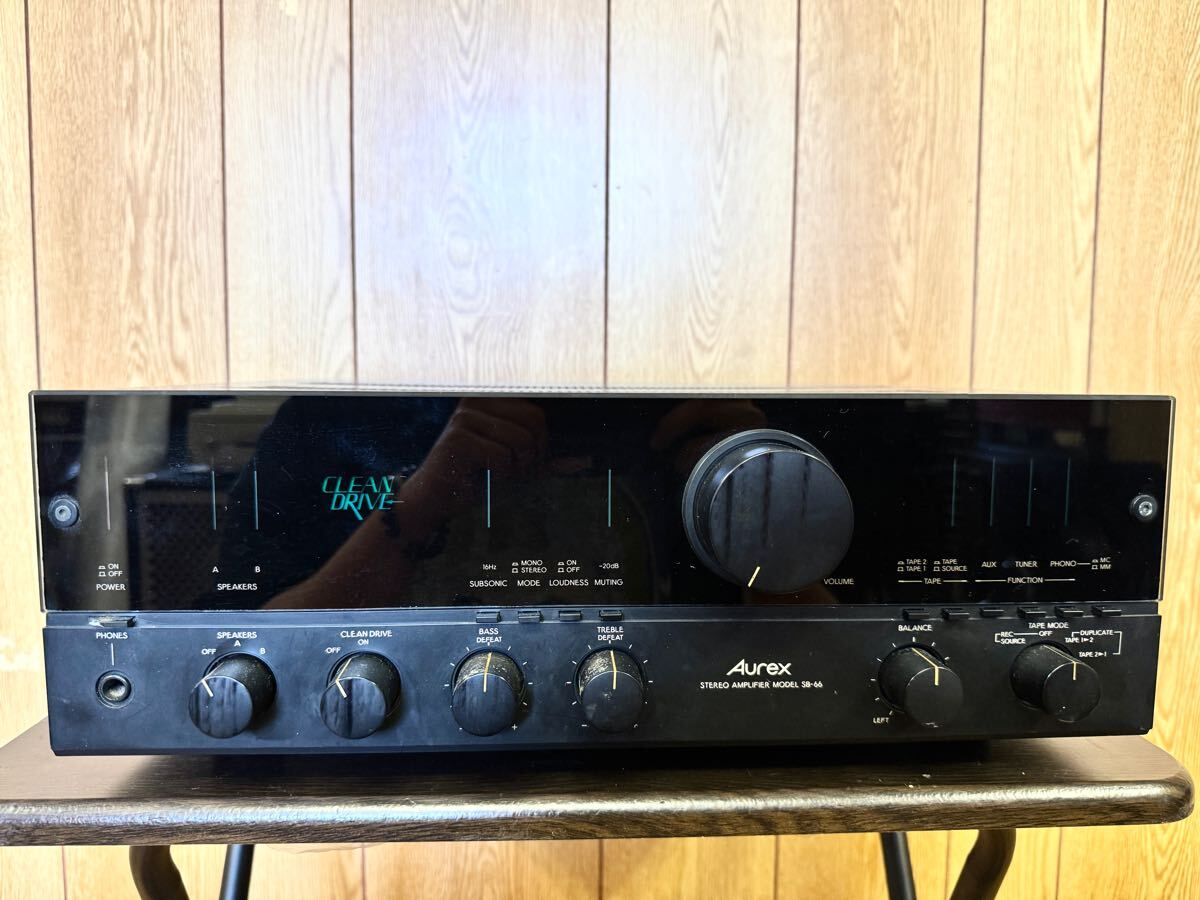 Yahoo!オークション - AUREX オーレックス SB-66 ステレオアンプ プリ...