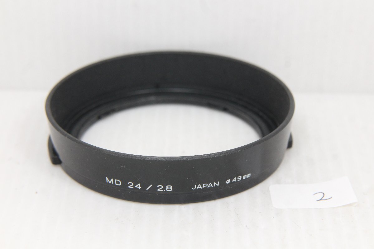Yahoo!オークション - T240-B999-2 ミノルタ フード MD24/2.8 49mm