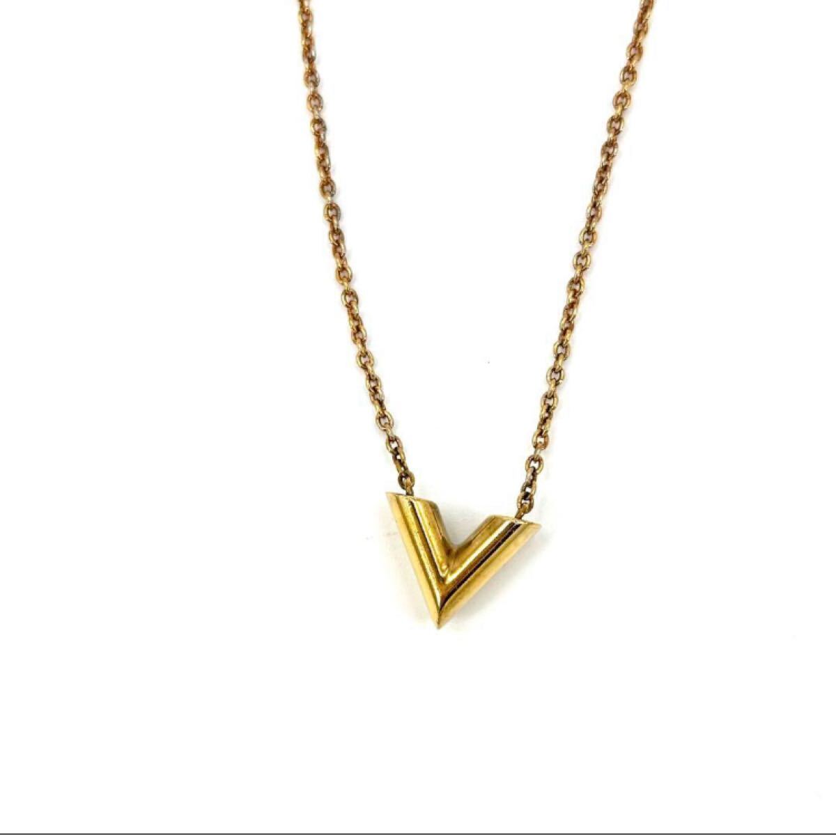LOUIS VUITTON ルイヴィトン ネックレス メンズ レディース V LOUIS VUITTON ルイヴィトン ネックレス メンズ レディース V