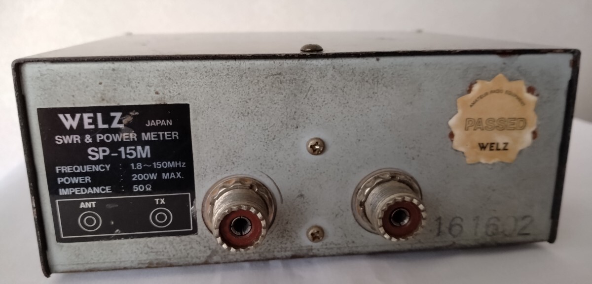 Yahoo!オークション - SWR ＆Power計 1.8〜150MHz 200w WELZ SP-15M
