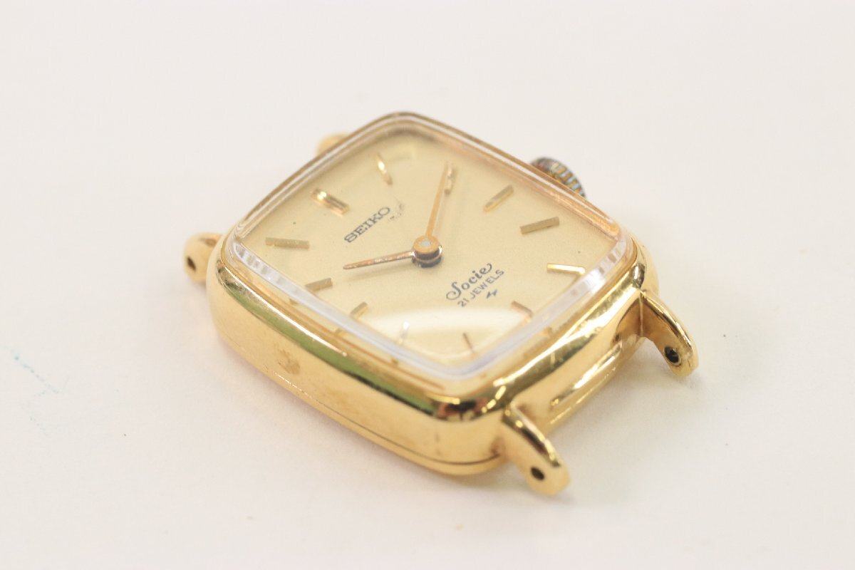 SEIKO セイコーSocie ソシエ 21石 11-4760 14K 金無垢 YG 約10g SEIKO セイコーSocie ソシエ 21石 11-4760 14K 金無垢 YG 約10g