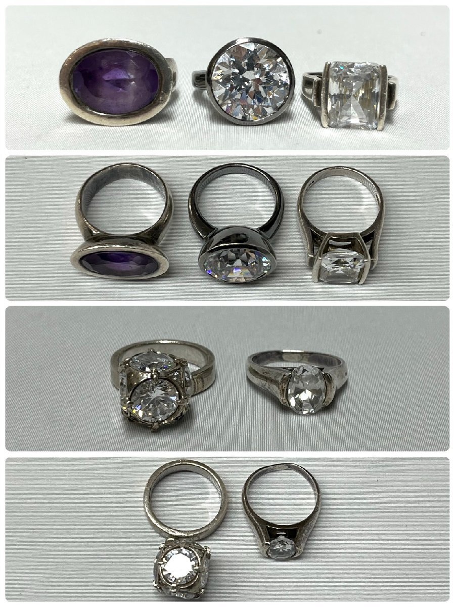 Yahoo!オークション - シルバーアクセサリー おまとめ 16点 925 silve...