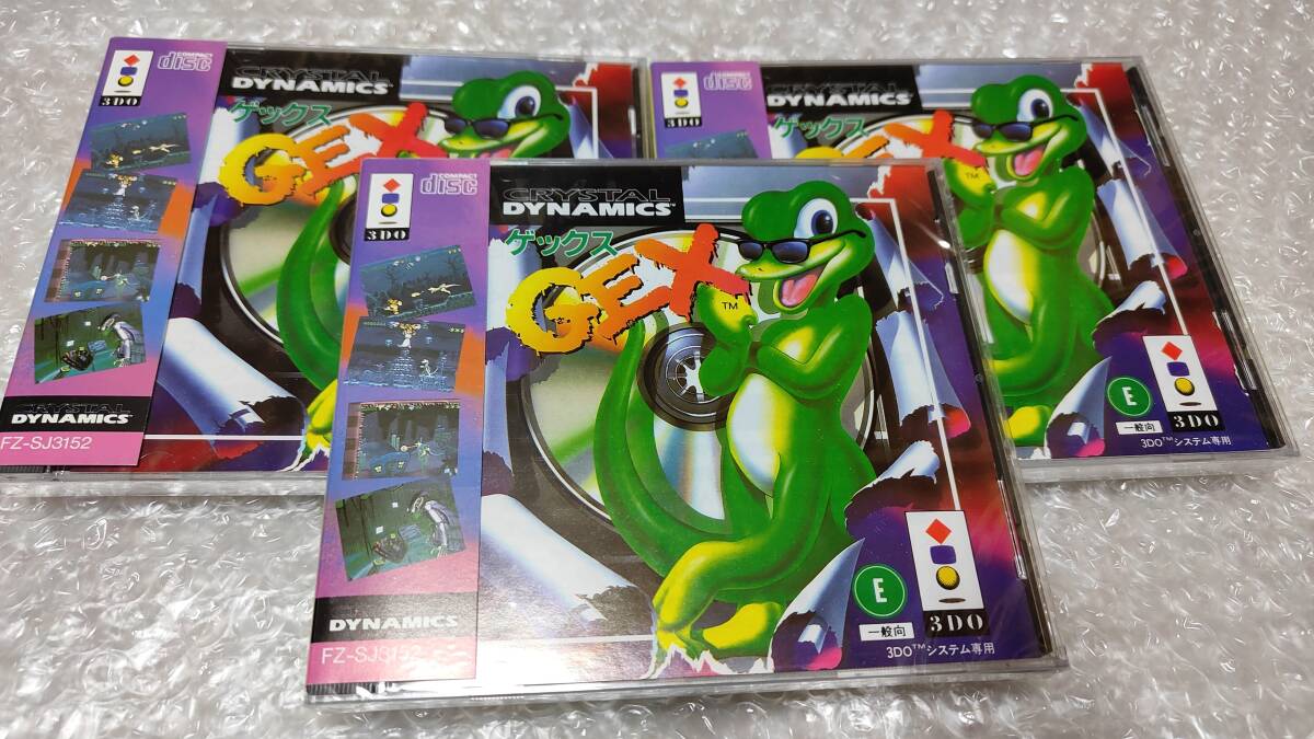 Yahoo!オークション - 3DO レア GEX ゲックス 3本セット 新品未開封・...