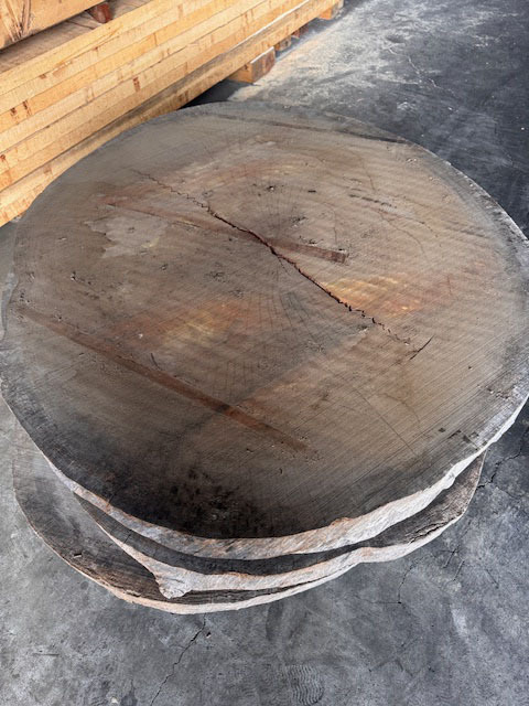 Yahoo!オークション - 4-1224文ラン）巨大輪切 ブビンガ幅1.28m前後他 ...