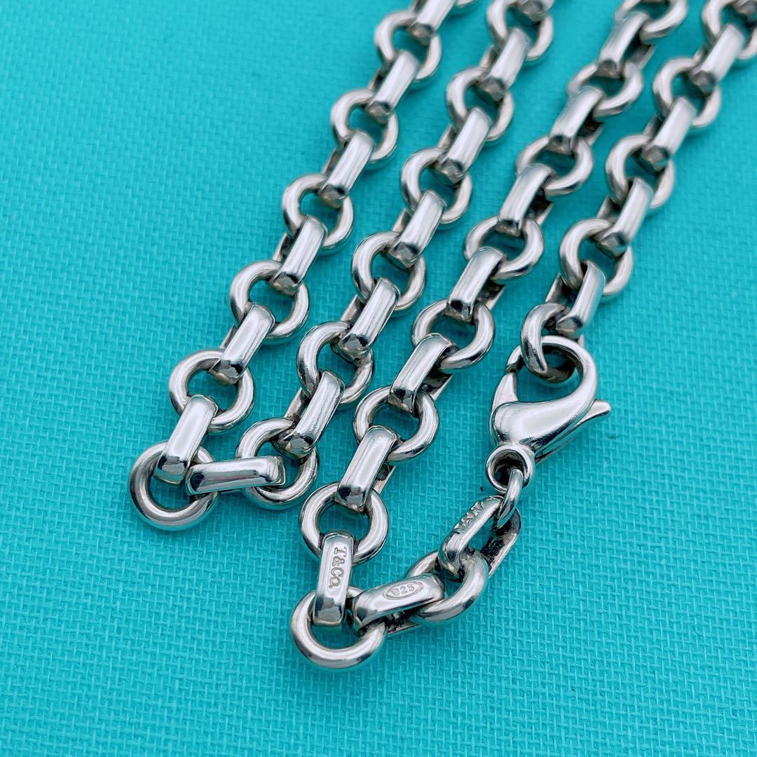 Tiffany & Co 希少 ドーナツ ネックレス ロングチェーン 50cm Tiffany & Co 希少 ドーナツ ネックレス ロングチェーン 50cm