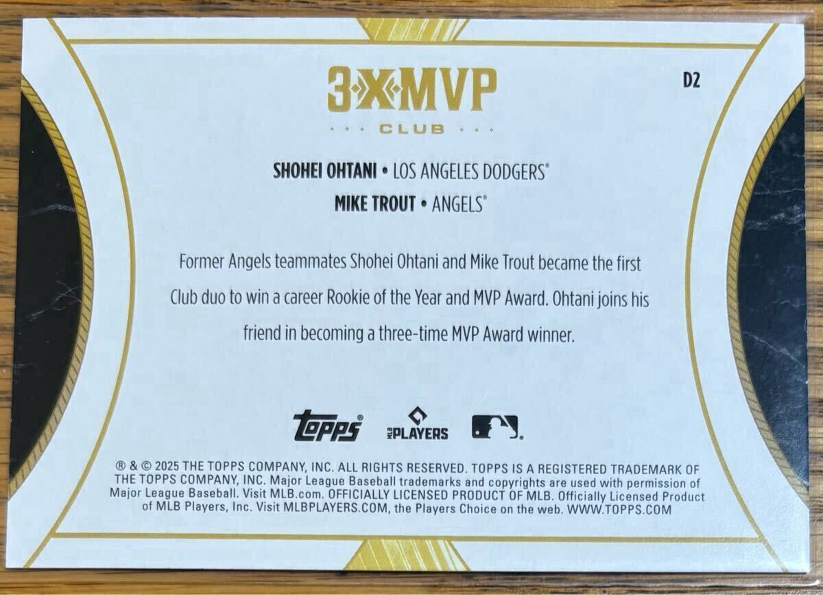 Yahoo!オークション - 【最新】2025 Topps 3X MVP Shohei Ohtani マイ...