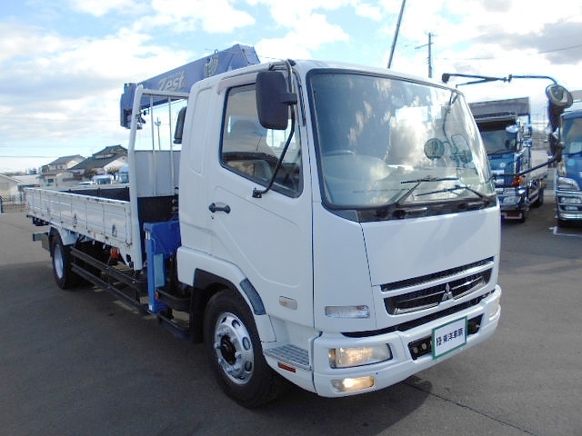 Yahoo!オークション - 12594[クレーン付 平ボディ] H20 ファイター 5段...