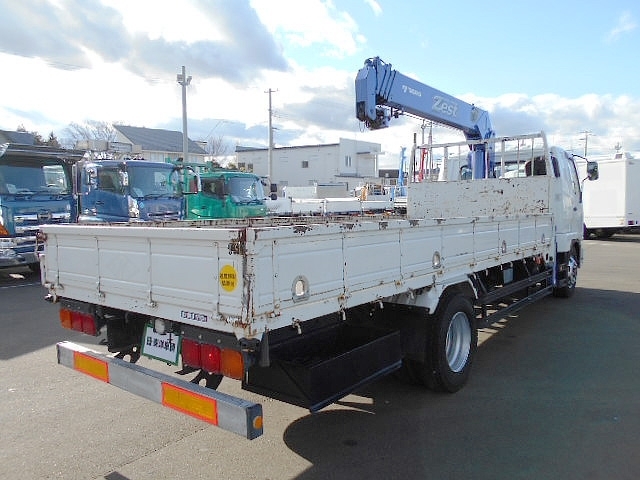 Yahoo!オークション - 12594[クレーン付 平ボディ] H20 ファイター 5段...