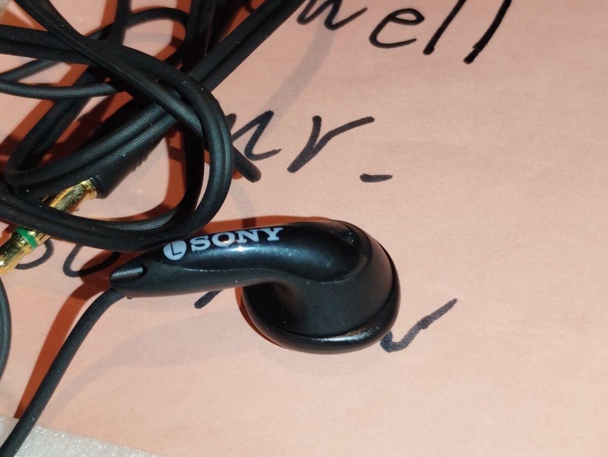 Yahoo!オークション - SONY MDR-E804 インナーイヤー イヤホン 黒 ブラ...