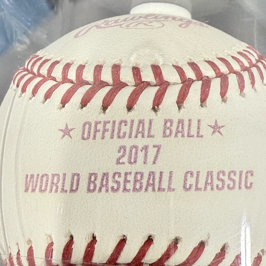 Yahoo!オークション - 【A490-4】 公式試合球 2017 WBC WORLD BASEBALL...