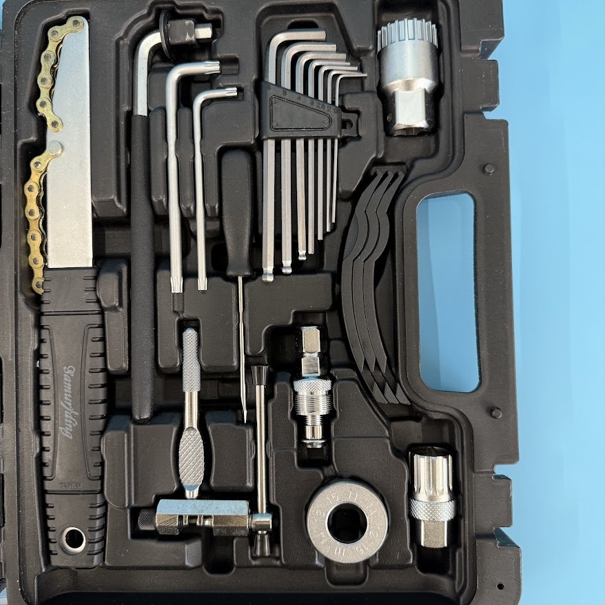 Yahoo!オークション - 【A442-4】 自転車工具セット Samurjding 自転車...