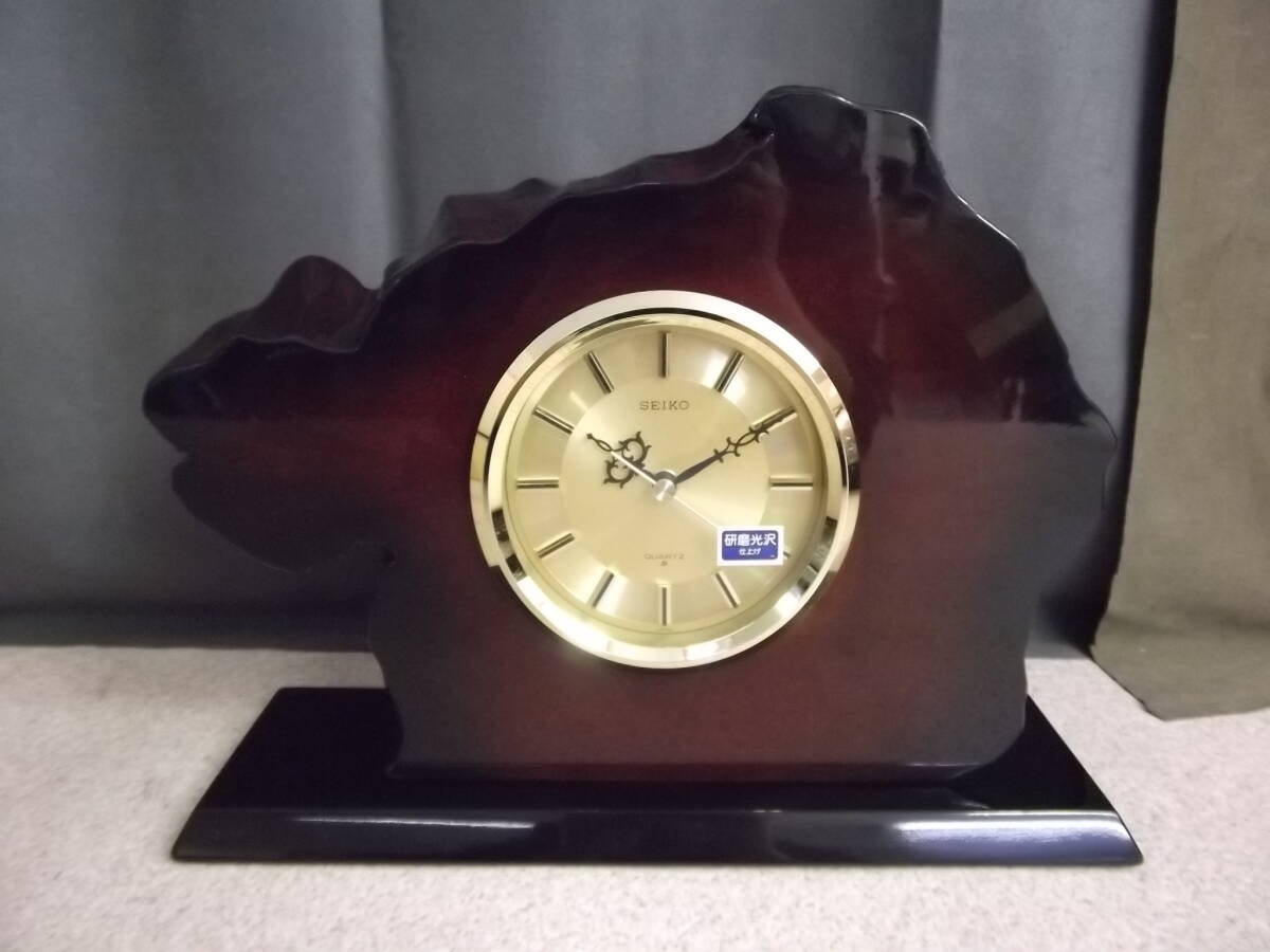 Yahoo!オークション - 5072 置時計 SEIKO セイコー クオーツクロック ...