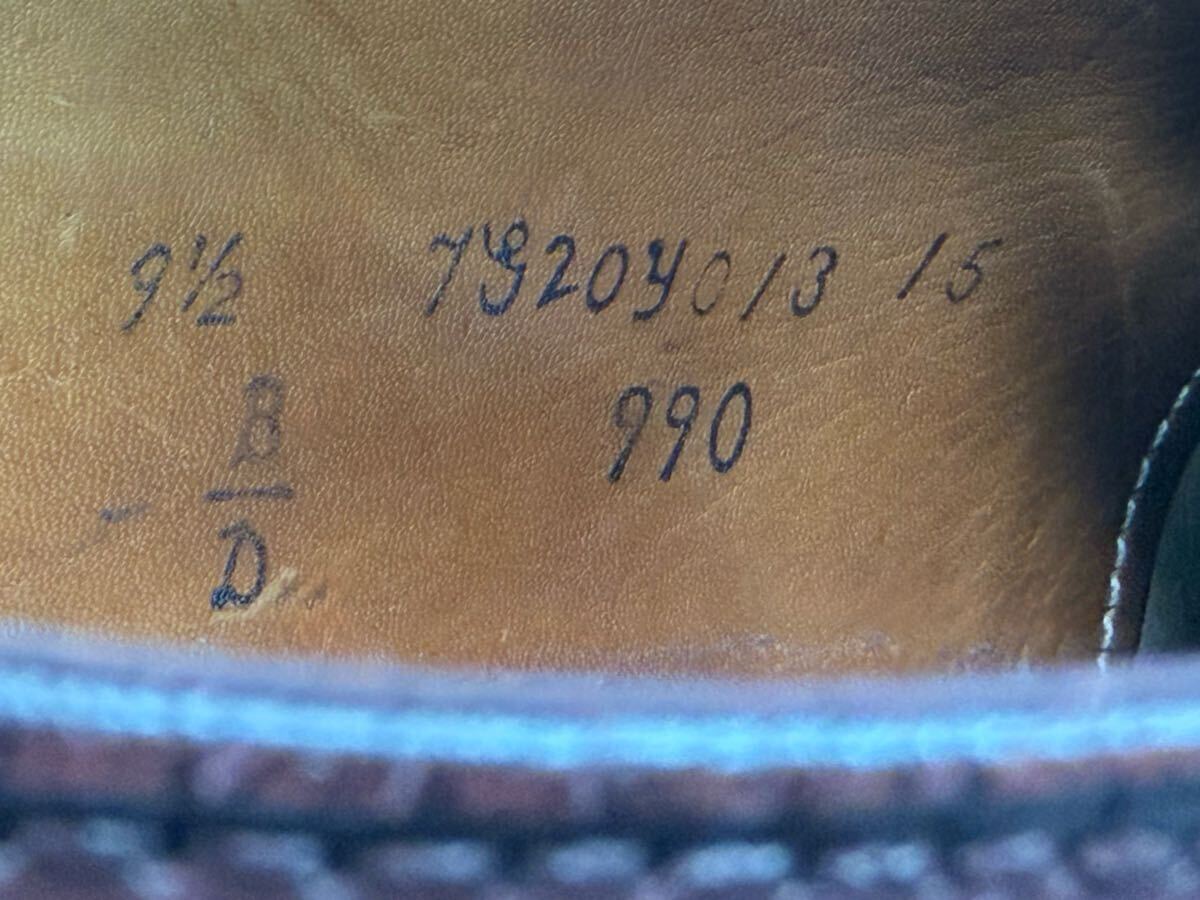 Yahoo!オークション - オールデン コードバン #990 9.5D (27.5cm程度)