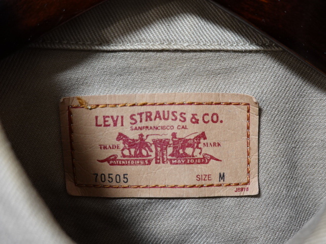 Yahoo!オークション - 0405 リーバイス LEVIS ジャケット 70505 M