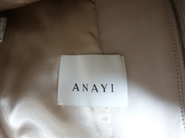 Yahoo!オークション - 0406 アナイ ANAYI レザージャケット 36 羊革