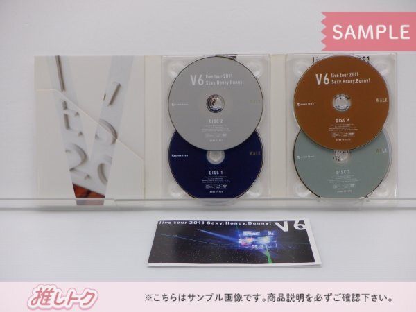 V6 DVD 2点セット DVD live tour 2011 Sexy.Honey.Bunny 初回生産限定 WALK盤/SEXY盤 難小(V6)｜売買されたオークション情報、yahooの ...