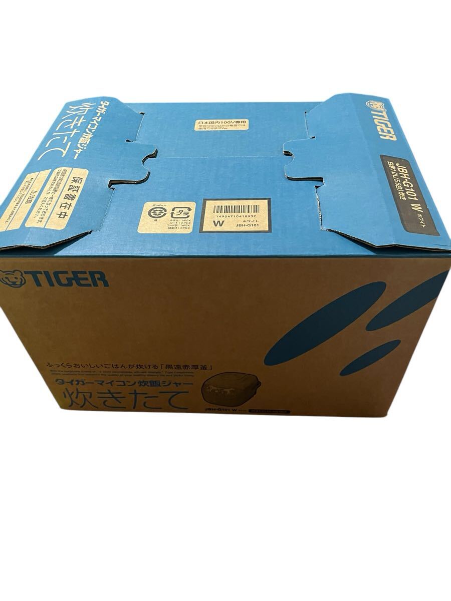 No35 美品 TIGER タイガー 炊飯器 5.5合炊き ホワイト JBH-G101 W マイコン炊飯ジャー マイコン 炊飯 料理｜代購幫