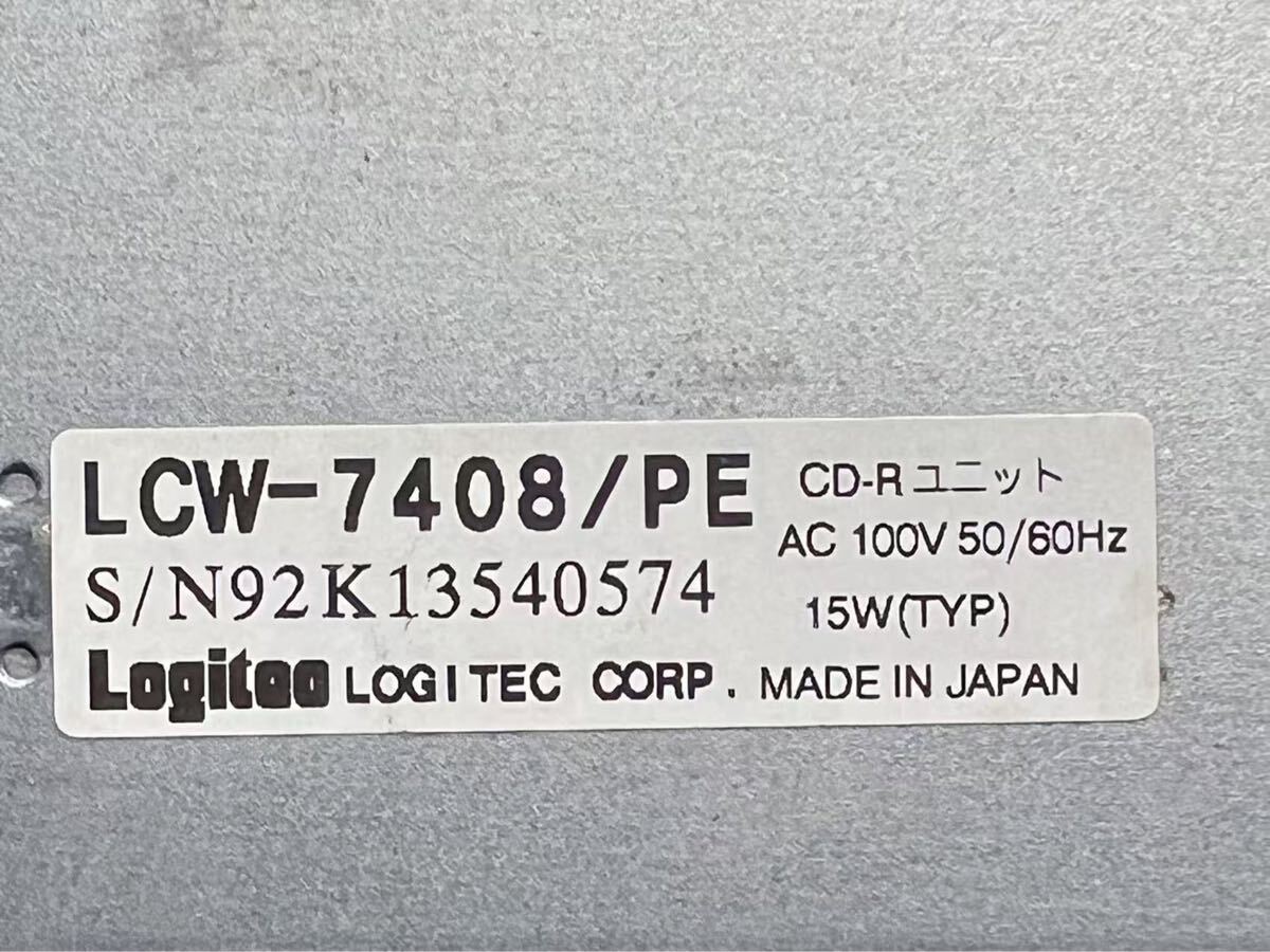 Yahoo!オークション - Logitec ロジテック LCW-7408 SCSI 外付けCD-Rド...