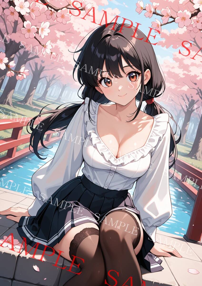 Yahoo!オークション - 【Art夢】グラビア 巨乳 谷間 美乳 ニーハイ 女...