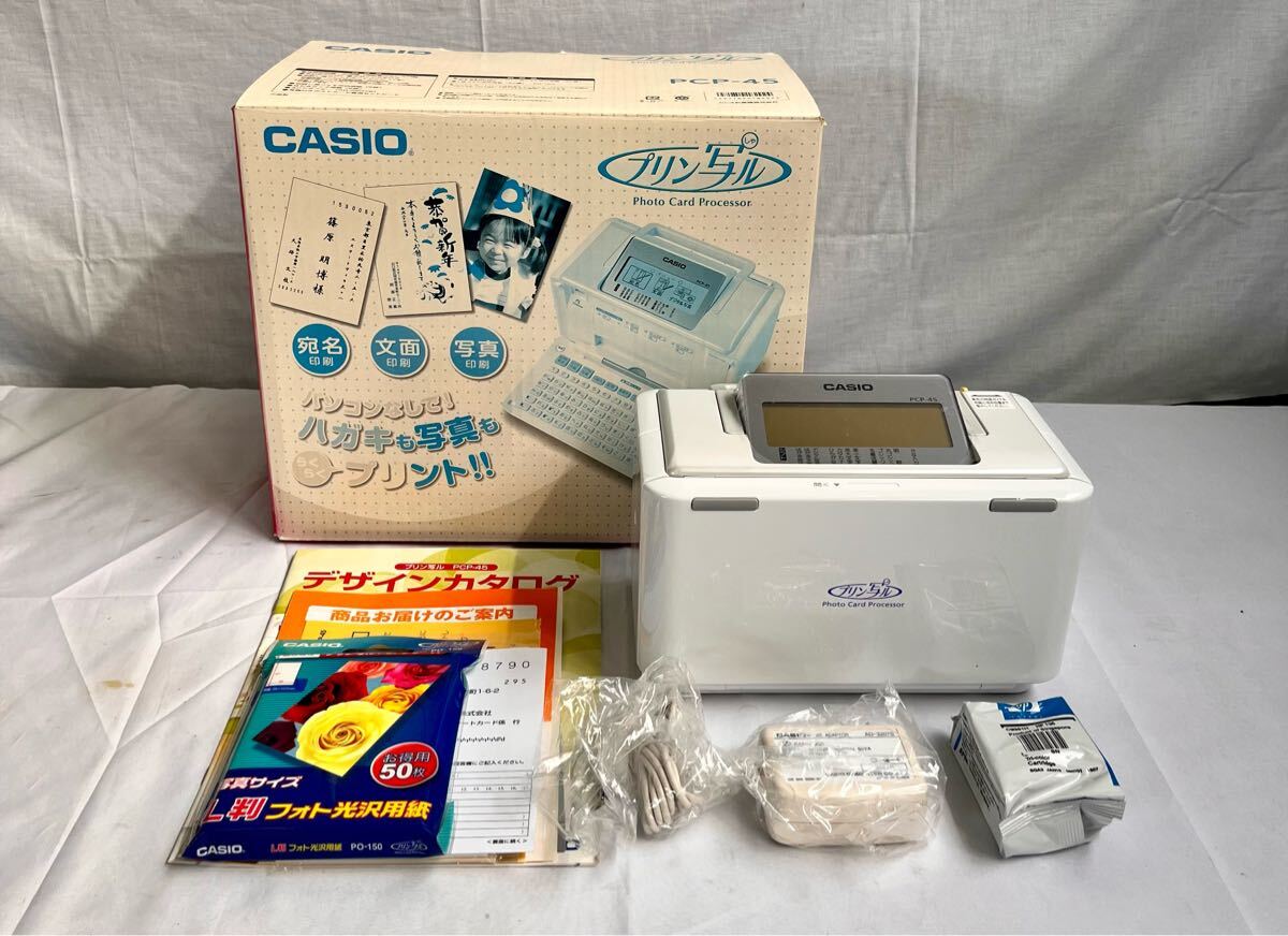 Yahoo!オークション - ②【未使用品】 CASIO カシオ プリン写ル PCP-45...