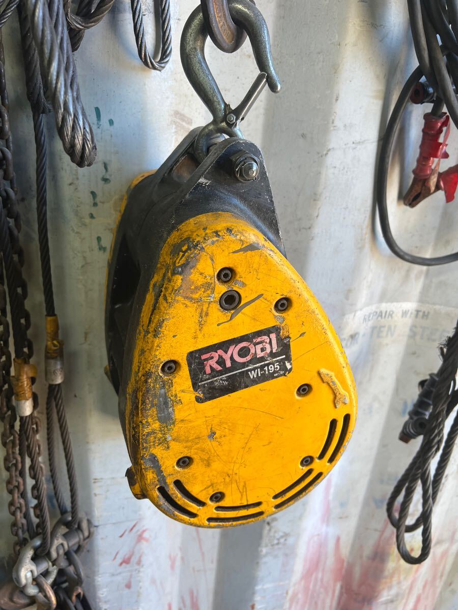 Yahoo!オークション - ウィンチ RYOBI 200k