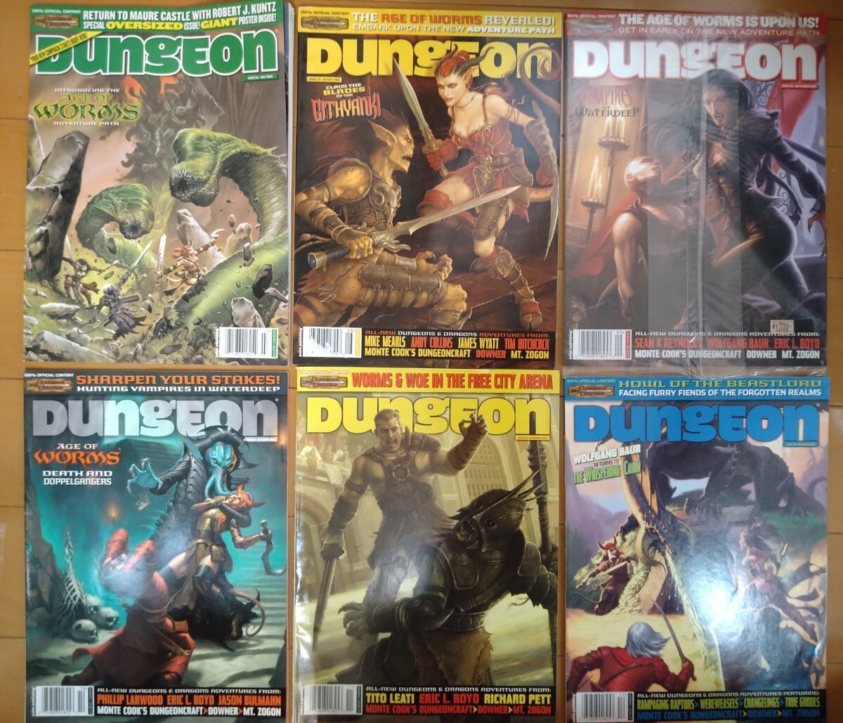 Yahoo!オークション - TRPG D&D 3.5版 英語 DUNGEON 12点