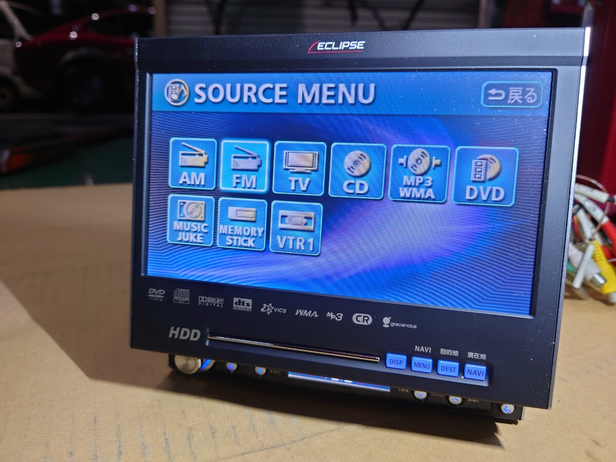 Yahoo!オークション - イクリプス1DINHDDナビAVN076HD 動作確認済み