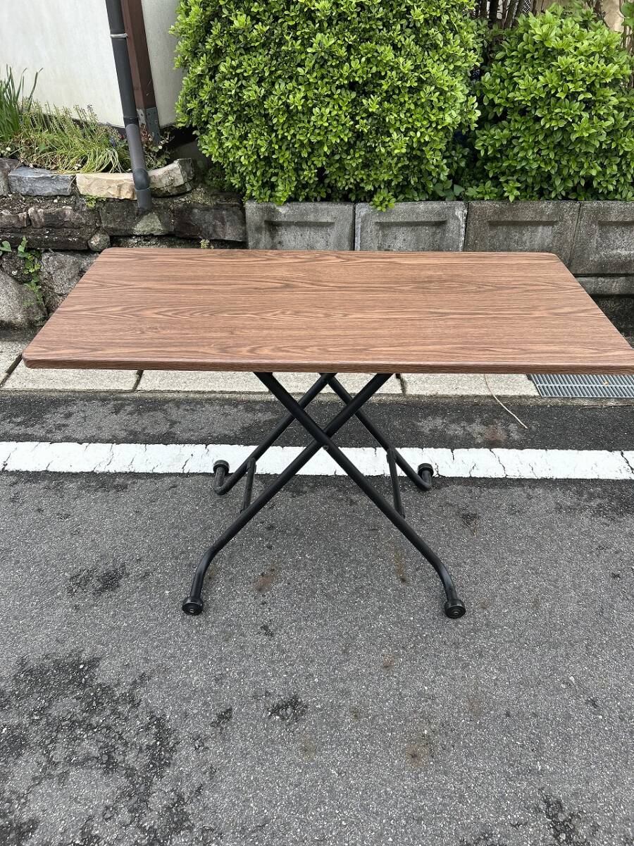 Yahoo!オークション - D 729 NITORI ニトリ 昇降テーブル ダイニングテ...