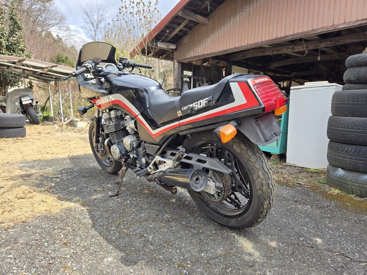 Yahoo!オークション - ホンダ CBX750F レストアベース 書類有 鍵無 ジ...