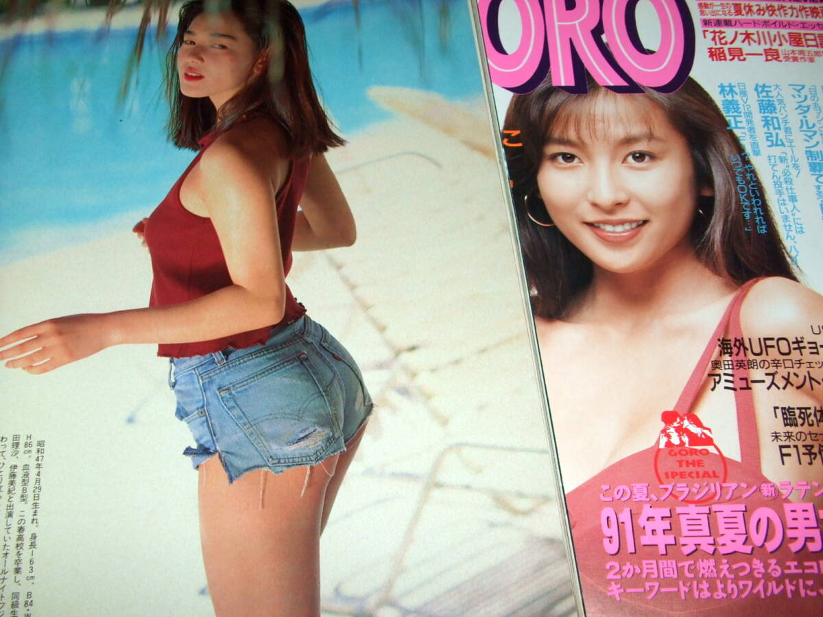 GORO 1991年15+16号 かとうれいこ&西田ひかるpin/石田ゆり子/飯島直子/RIBBON/小鳩美愛/八木小織/中嶋美智代/相川恵里(中古)のオークション落札情報