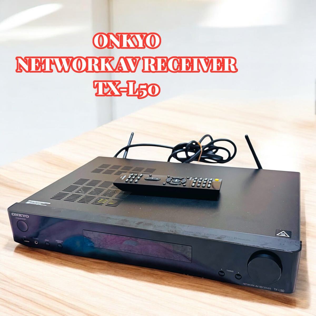 Yahoo!オークション - ONKYO NETWORK AV RECEIVER TX-L50 リモコン付き
