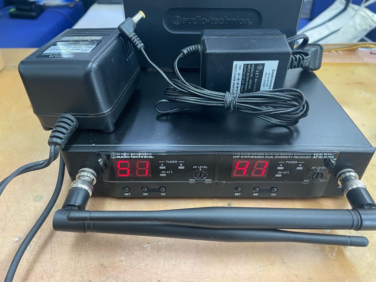 Yahoo!オークション - audio-technica ワイヤレスマイク ATW-R75a+ATW...