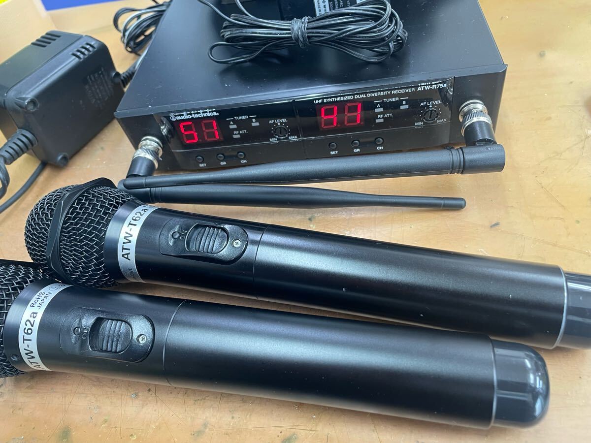 Yahoo!オークション - audio-technica ワイヤレスマイク ATW-R75a+ATW...