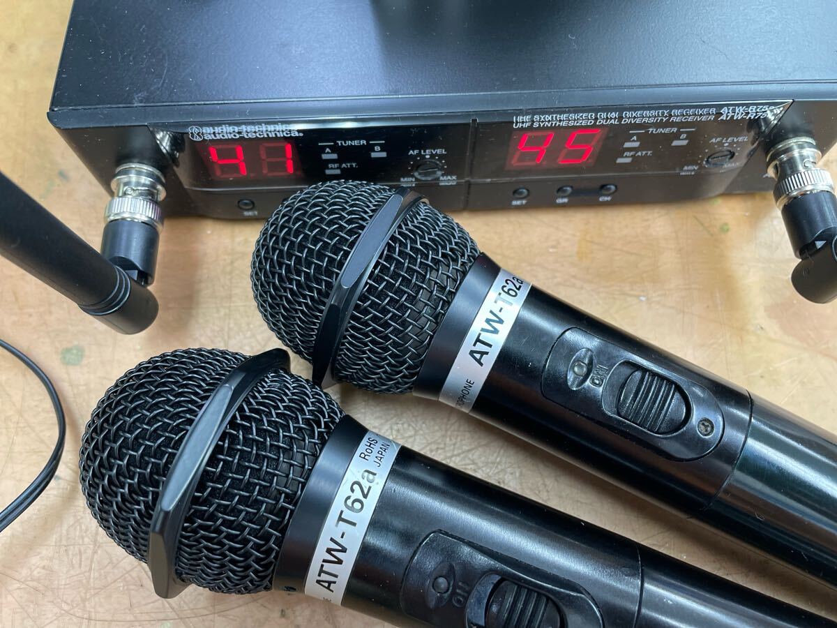 Yahoo!オークション - audio-technica ワイヤレスマイク ATW-R75a+ATW...