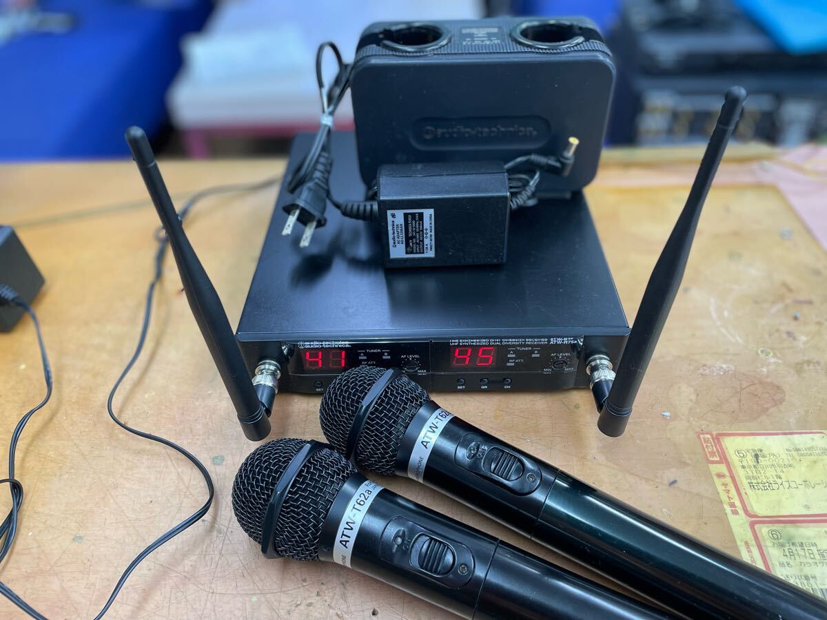 Yahoo!オークション - audio-technica ワイヤレスマイク ATW-R75a+ATW...