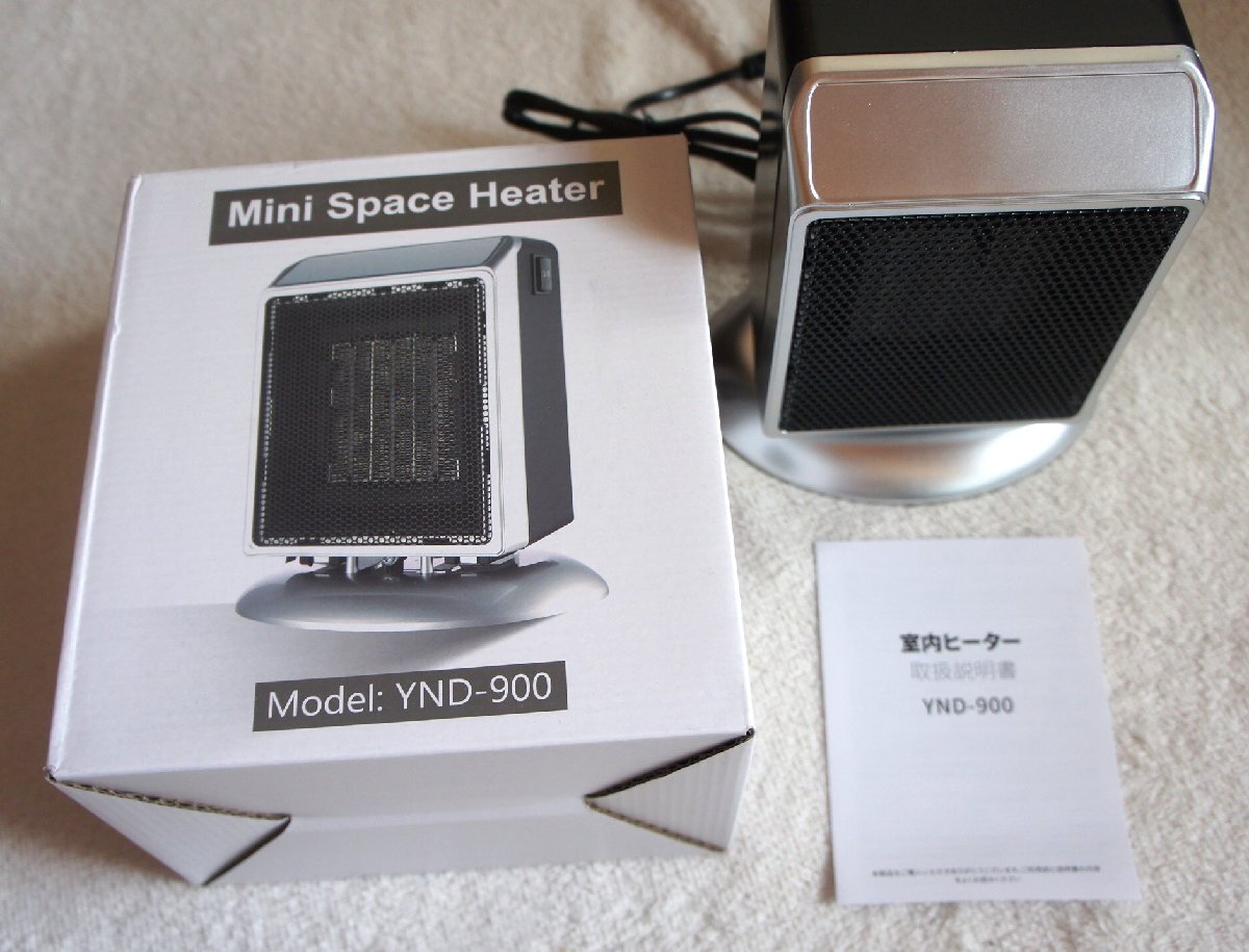 Yahoo!オークション - KAZEMA YND-900 ミニ セラミックヒ－ター 軽量...