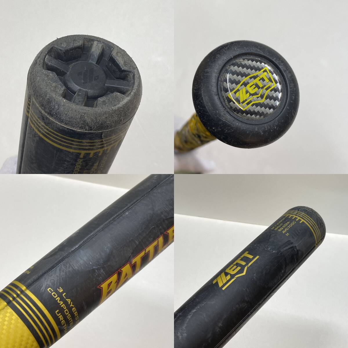 Yahoo!オークション - tu119 ZETT ゼット 野球 軟式カーボンバット バ...