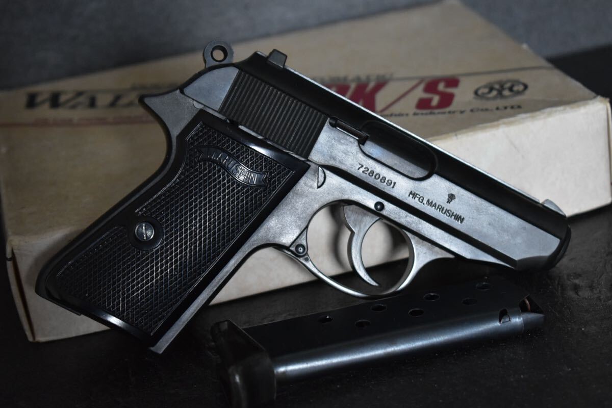 Yahoo!オークション - [未発火] マルシン ワルサー PPK/S HW モデルガ...