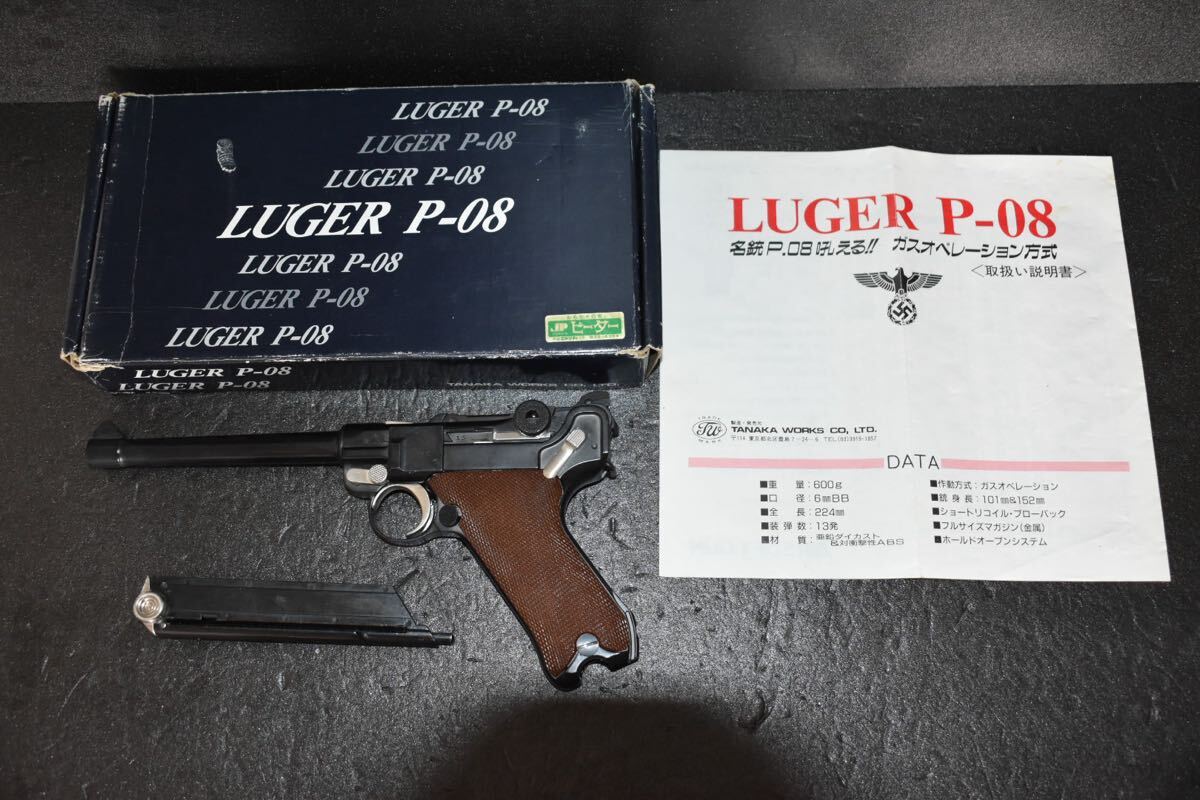 Yahoo!オークション - タナカ ルガー P08 6インチ ガスブローバック