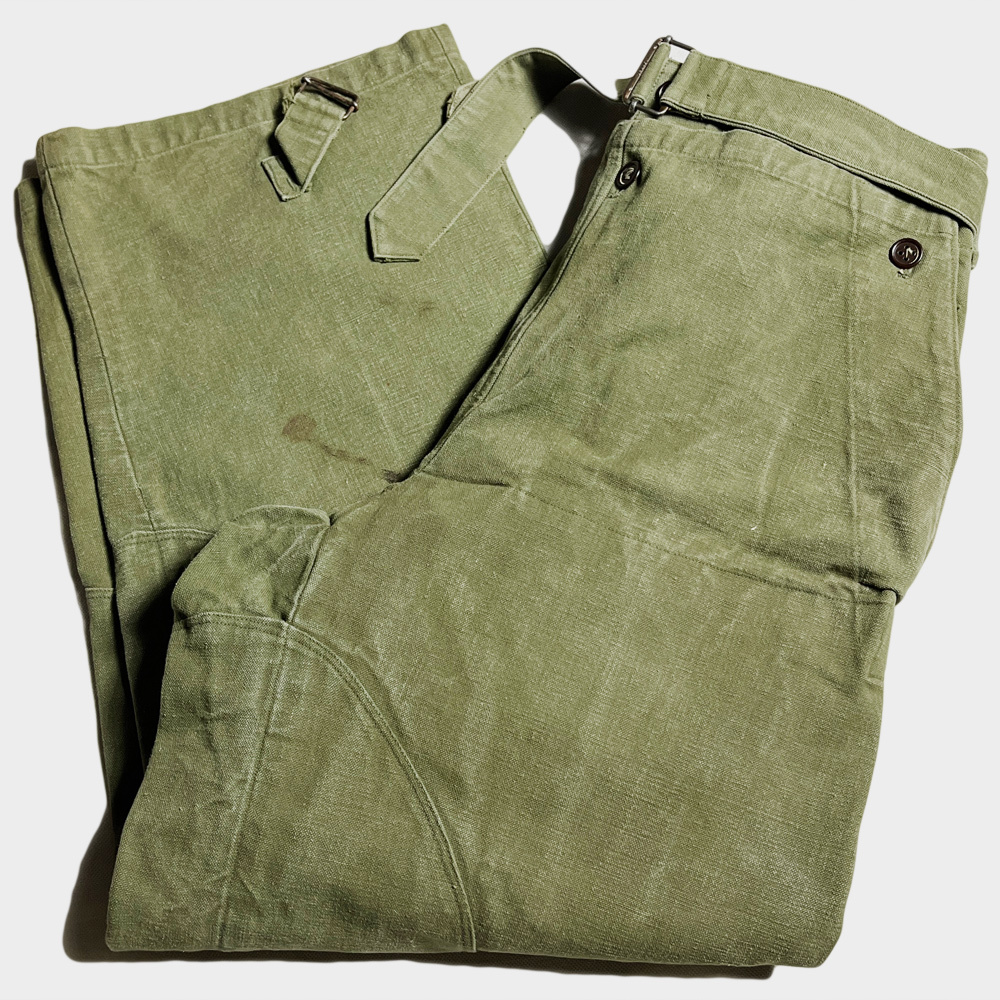 Yahoo!オークション - 希少綿麻タイプ 50s フランス軍 M38 M-38 コット...