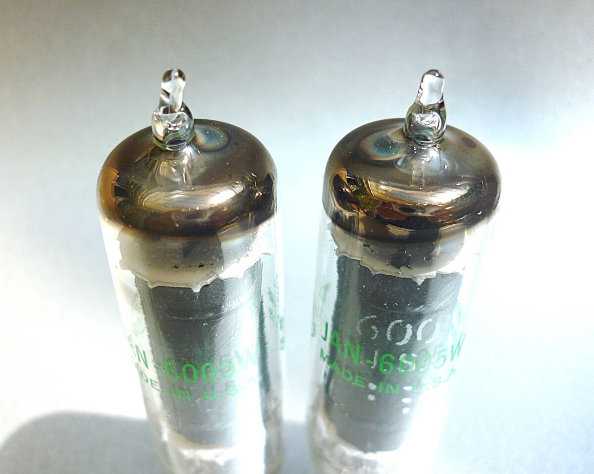 Yahoo!オークション - 【真空管】GE GE JAN 6005W / 6AQ5 2本セット
