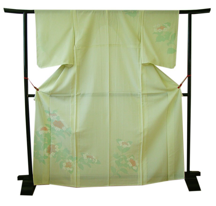 Yahoo!オークション - 時代屋 裄63.3cm S寸 夏物 駒絽 3本絽 附下げ...