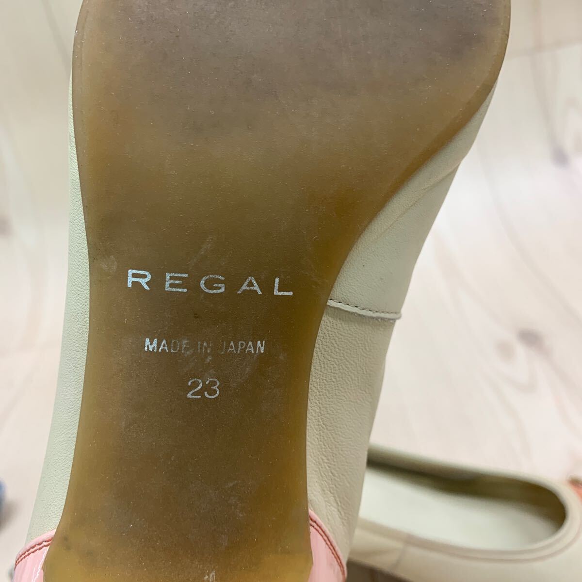 Yahoo!オークション - K106 3P-250422-74 REGAL リーガル パンプス ヒ...