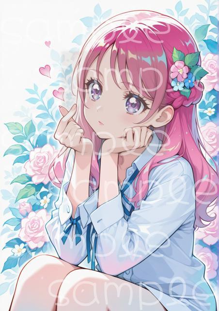 Yahoo!オークション - A4 ポスター オリジナル イラスト アート グラ...