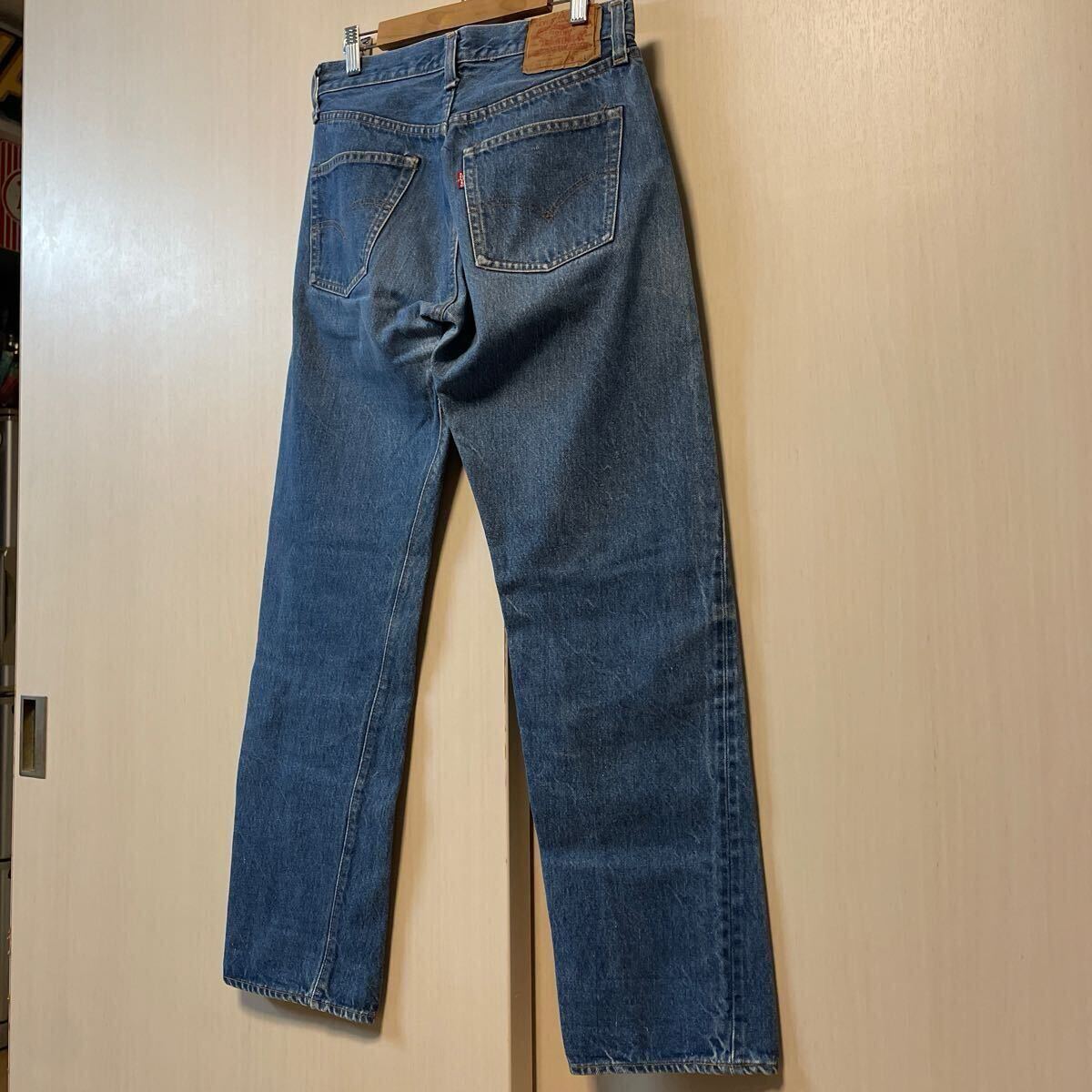 1円スタート! ビンテージ リーバイス 50166後期 赤耳 W31 L32 1円スタート! ビンテージ リーバイス 50166後期 赤耳 W31 L32