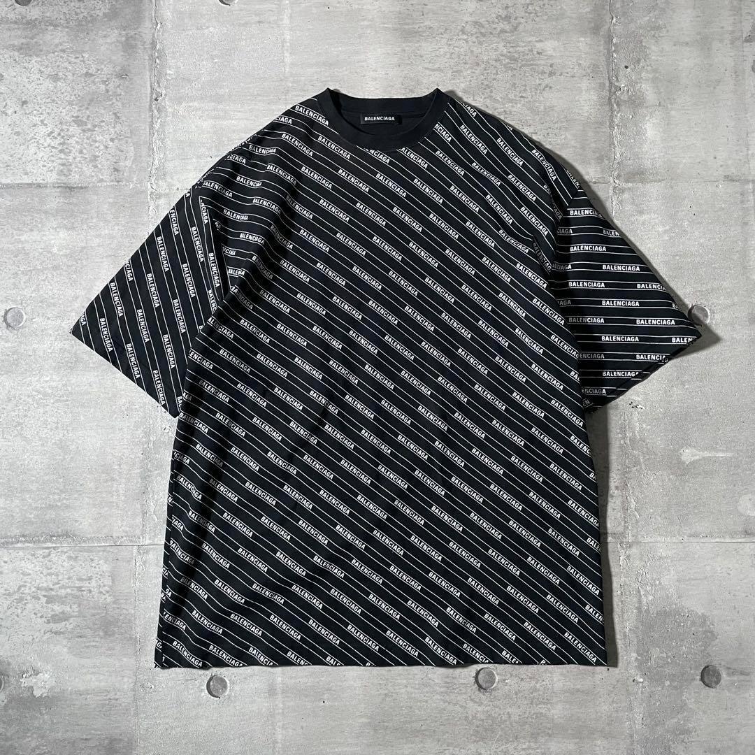 BALENCIAGA 2018SS 総柄 Tシャツ モノグラム ラインロゴ|Yahoo BALENCIAGA 2018SS 総柄 Tシャツ モノグラム ラインロゴ|Yahoo