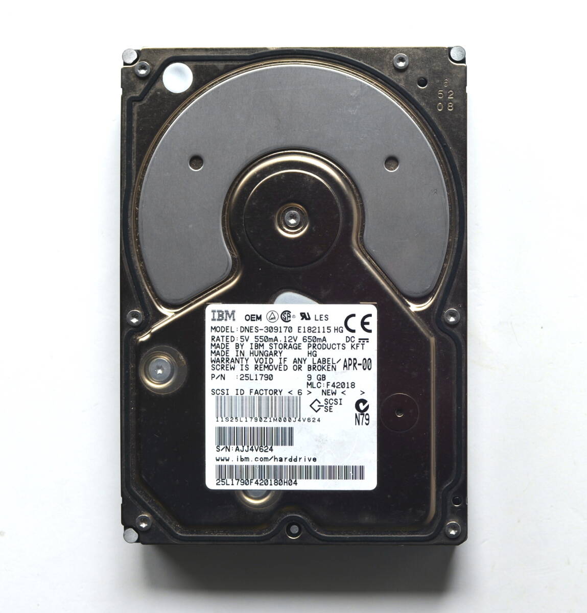 Yahoo!オークション - SCSI強者向け IBM DNES-309170 E182115 HG SCSI ...