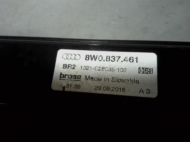 Yahoo!オークション - アウディ A4 DBA-8WCYRF 左フロントドアレギュレ...